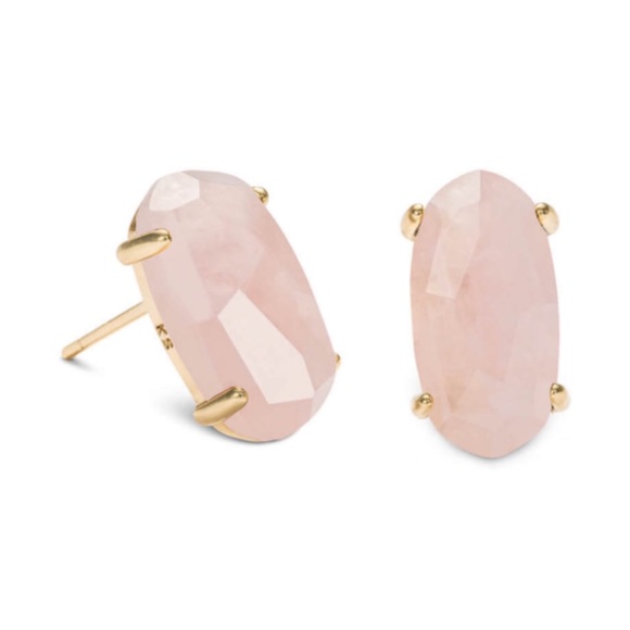 Kendra Scott | Jewelry | Kendra Scott Rose Quartz Betty Earrings | Poshmark